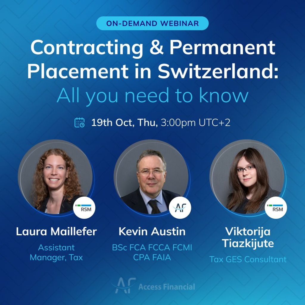 Access Financial - Contracting & Permanent Placement in Switzerland